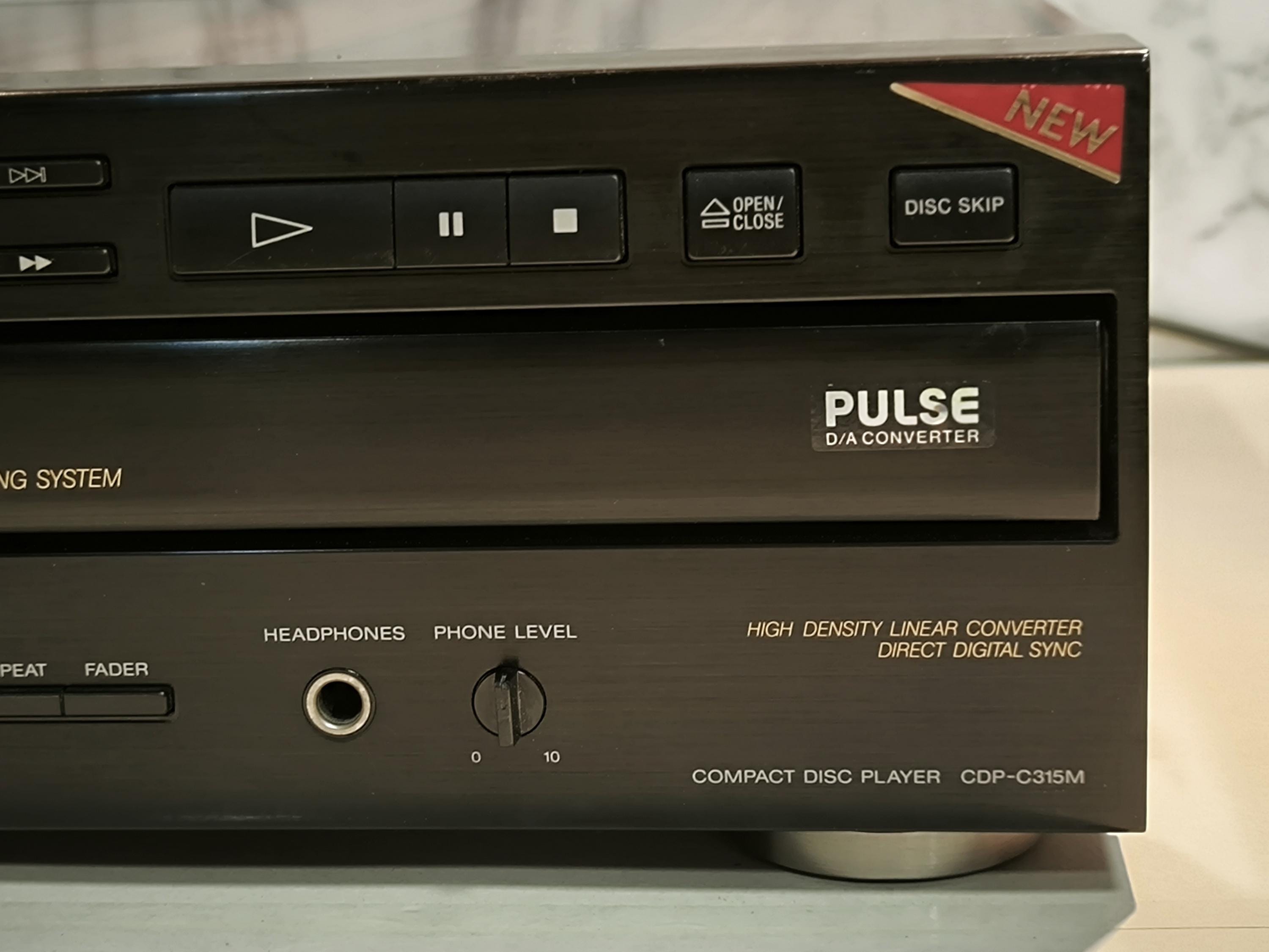 Vintage Sony 5 Disc Compact Disc Player - Etsy