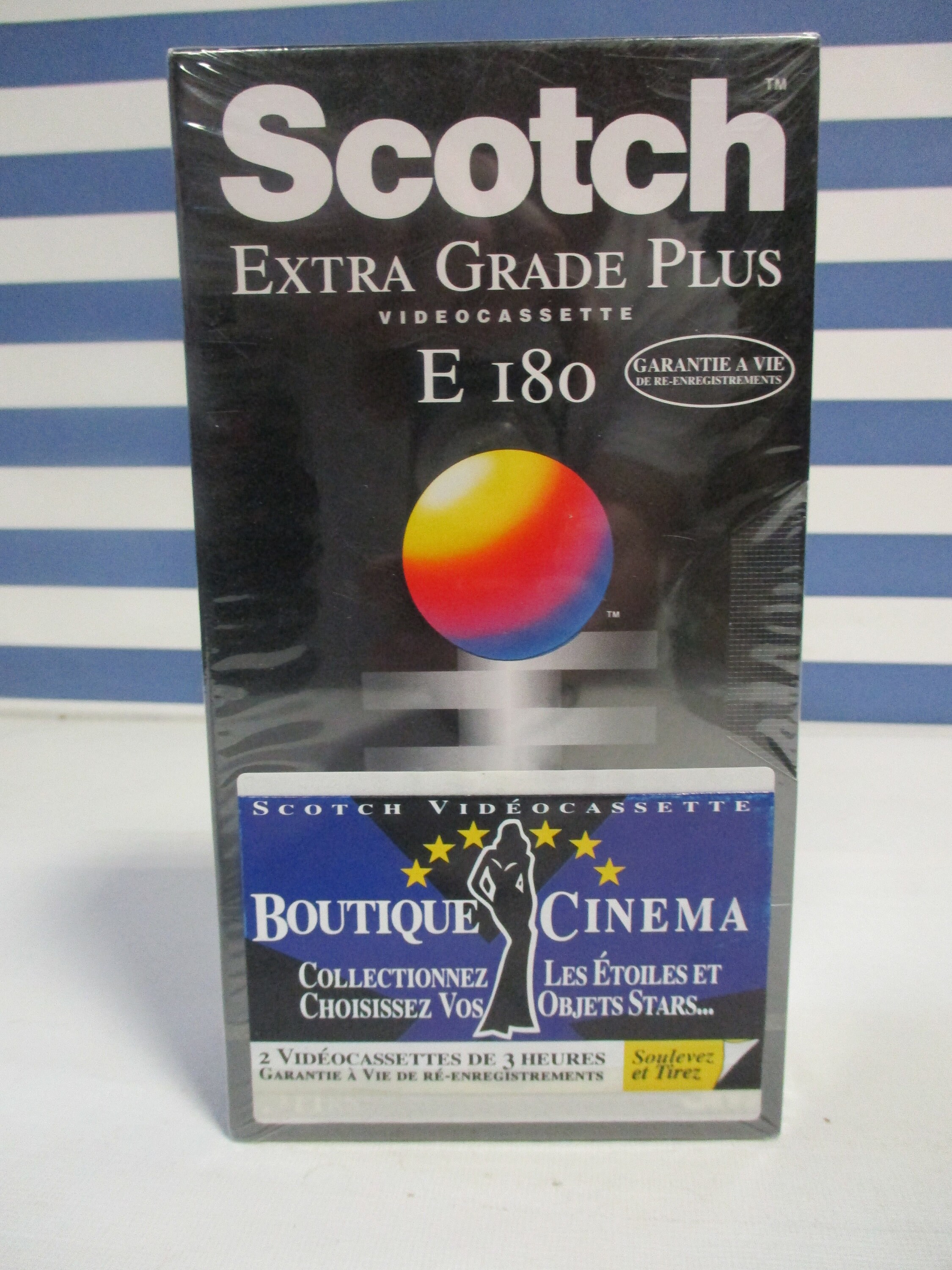 VHS Blank Cassettes K7 Scotch X 2 E 180 -3 Hours - Etsy