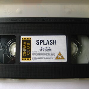 Splash VHS PAL English - Etsy