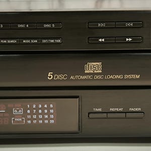 Vintage Sony 5 Disc Compact Disc Player - Etsy