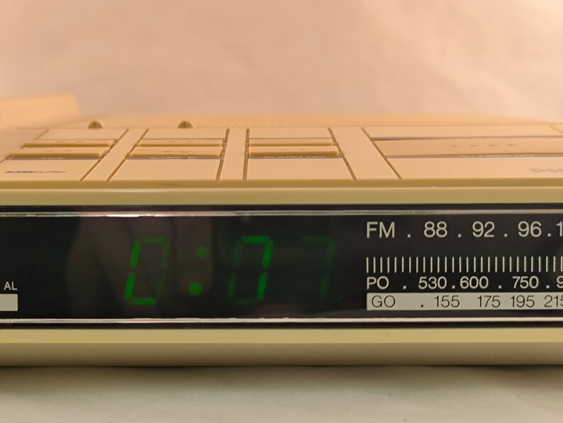 Philips Radio Alarm Clock Phone Vintage Retro 1980's - Etsy