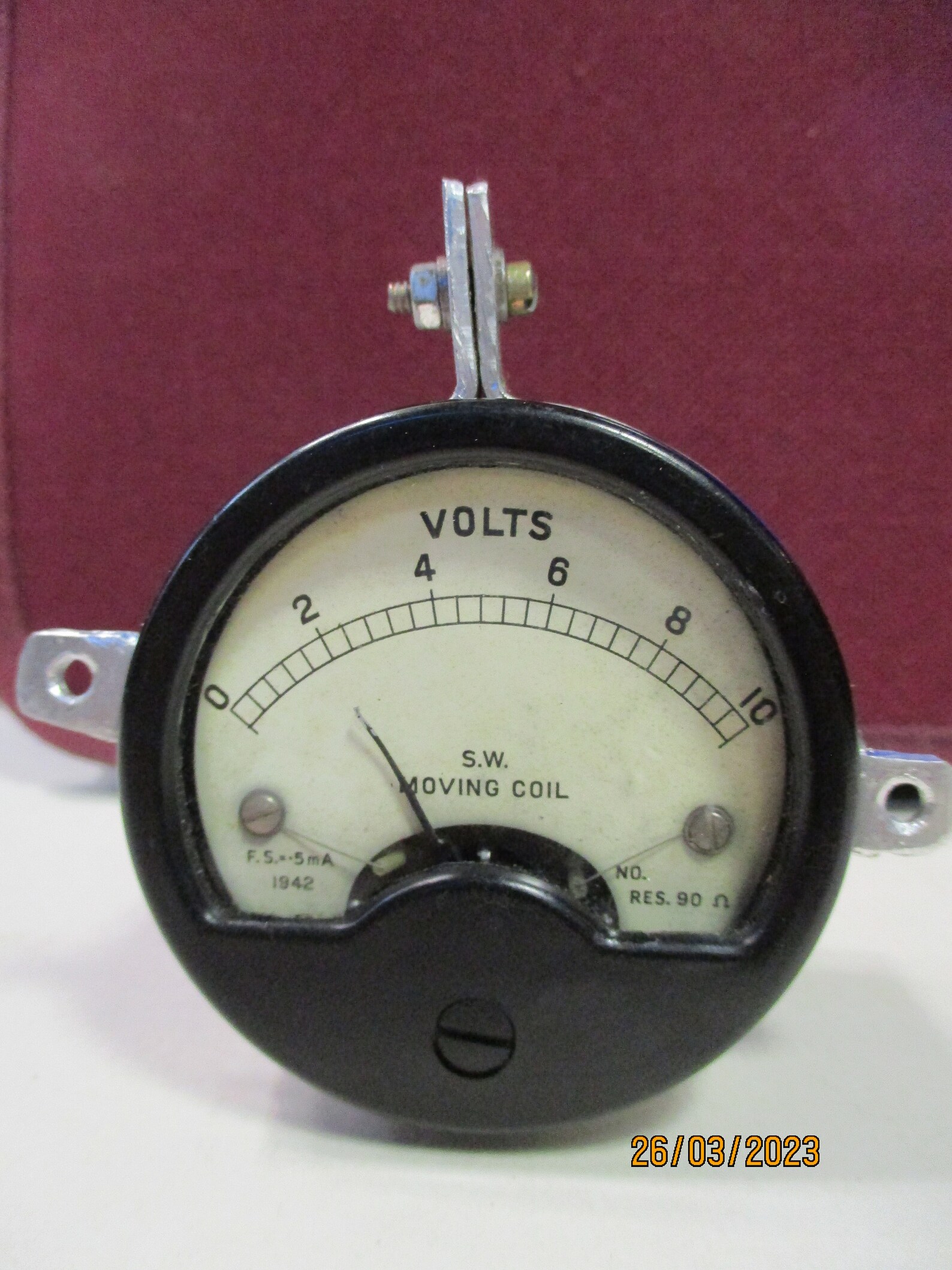 Vintage Volt Meter Bakelite - Etsy