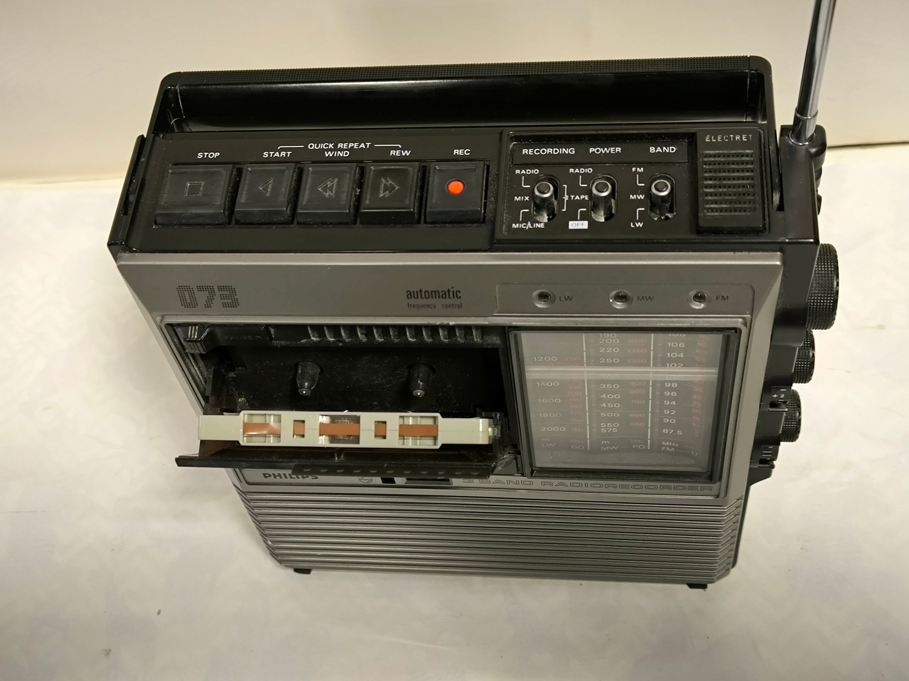 Philips Radio Cassette Recorder Vintage 1978 - Etsy