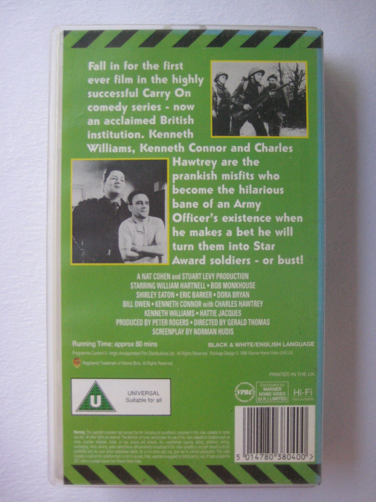 Carry on Sergeant VHS PAL English 1958 - Etsy