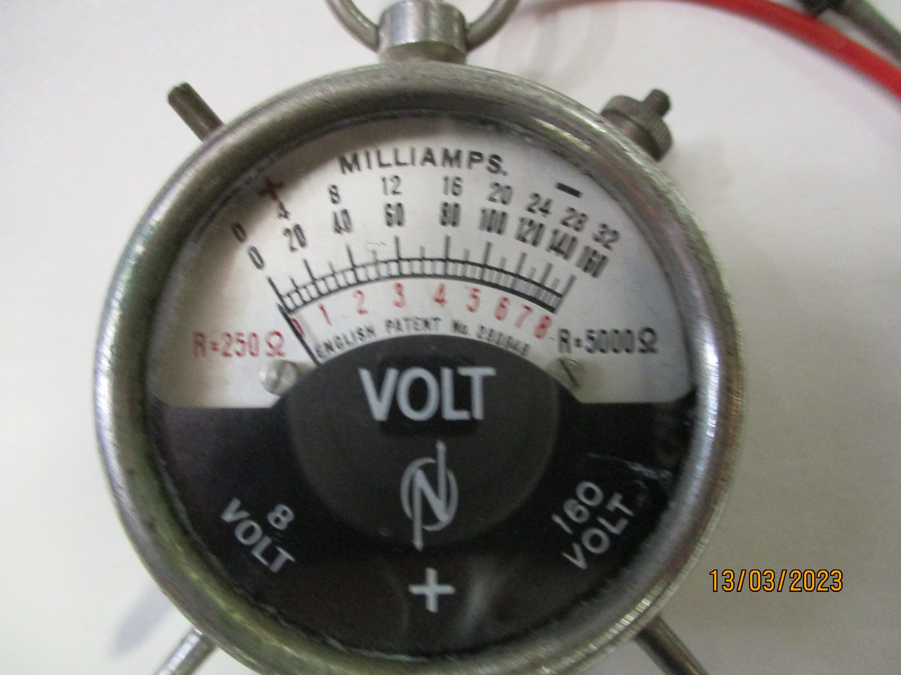 Vintage Pocket Voltmeter Collectible Rare Metal Glass - Etsy