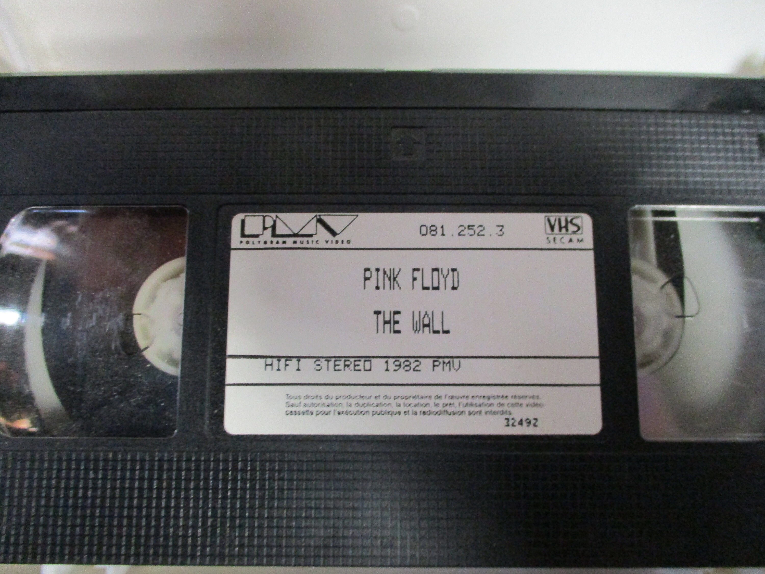 Pink Floyd the Wall VHS Video Cassette - Etsy