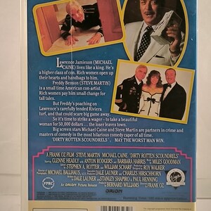 Dirty Rotten Scoundrels VHS 1988 - Etsy