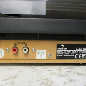 Turntable Record Deck Auna Stereo System - Etsy