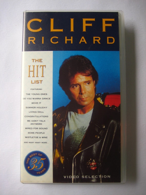 Cliff Richard the Hit List VHS PAL English 1994 - Etsy