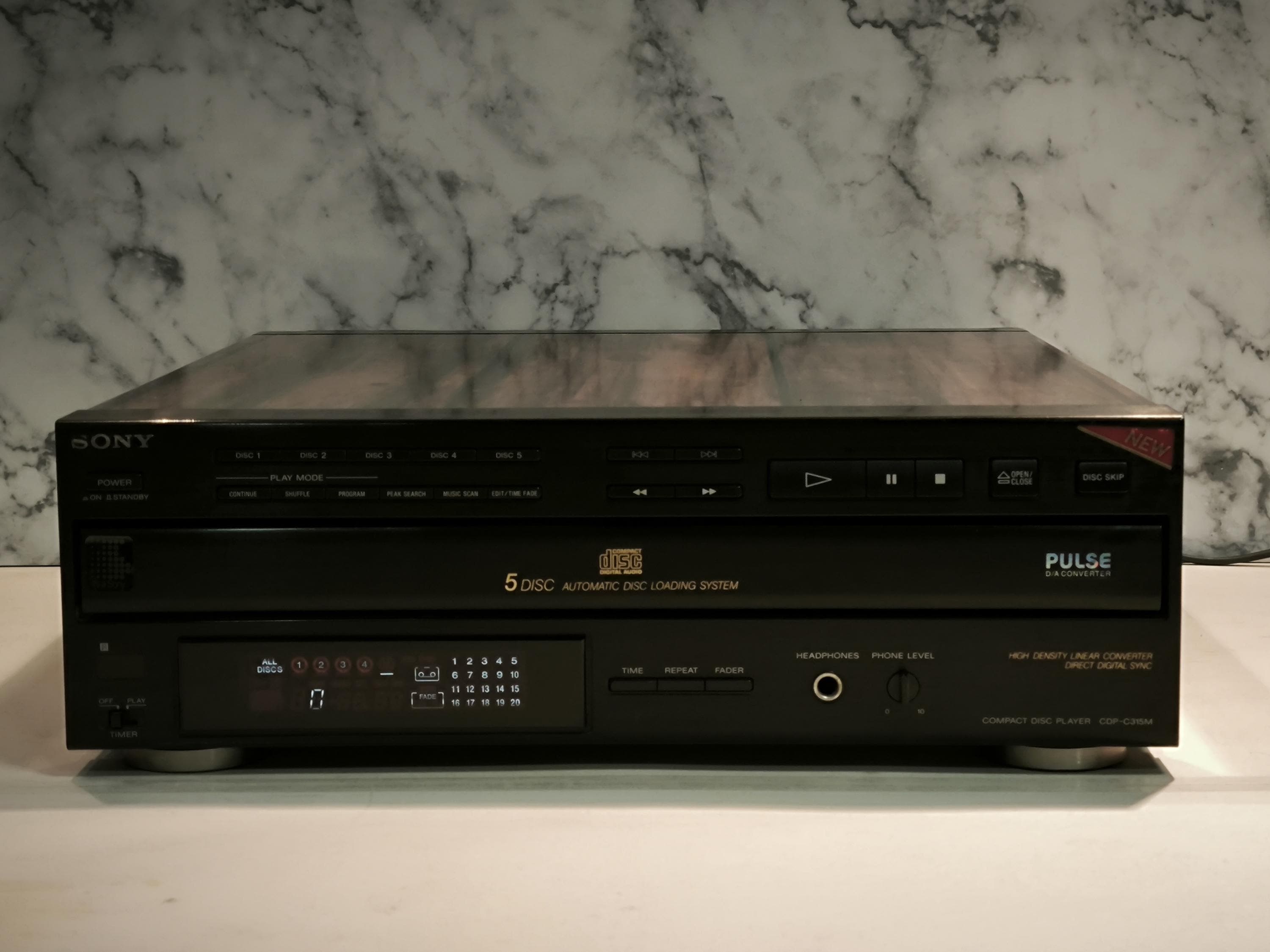 Vintage Sony 5 Disc Compact Disc Player - Etsy