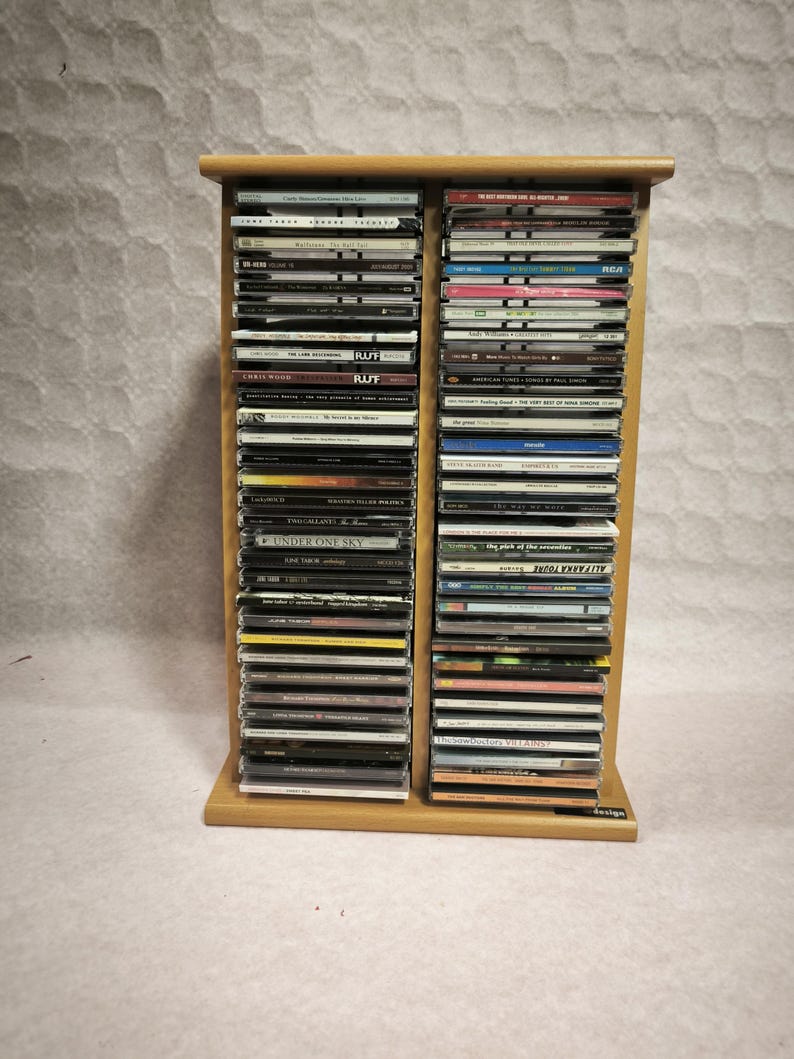 Vintage Compact Disc Storage Unit - Etsy