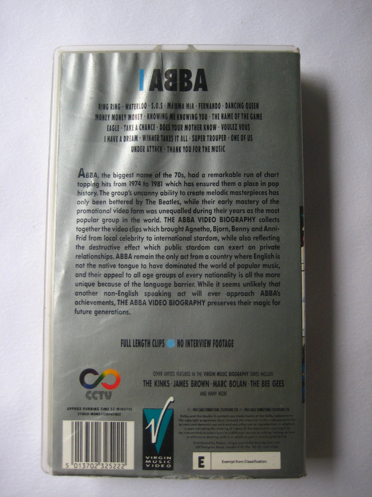 Abba Music Biography 1974 - 1982 VHS PAL English - Etsy