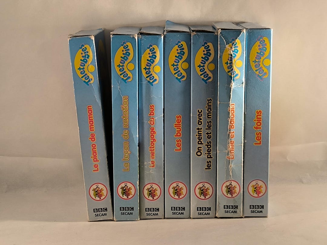 Seven Teletubbies VHS Films in French Secam - Etsy
