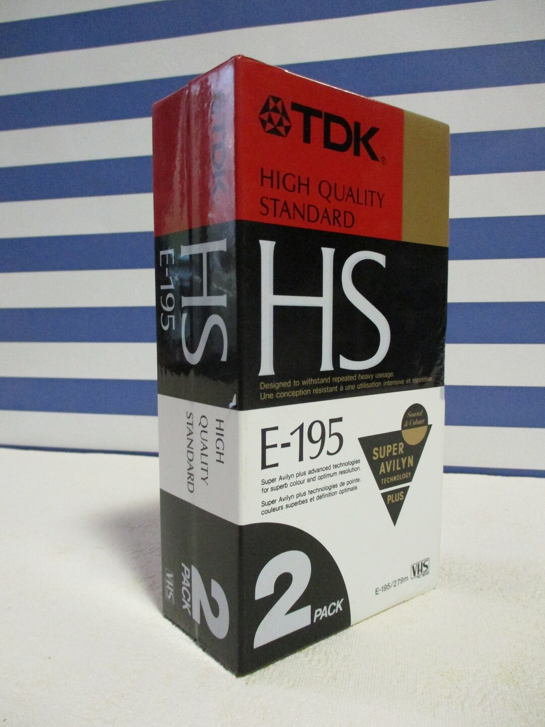 Blank VHS Video Cassettes X 2 TDK-HS E-190 - Etsy