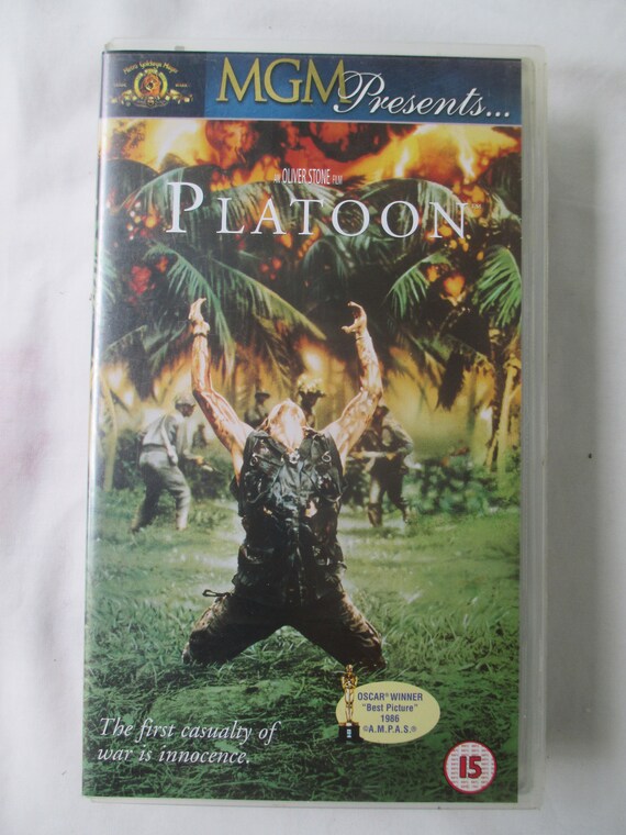 Platoon VHS pal English | Etsy