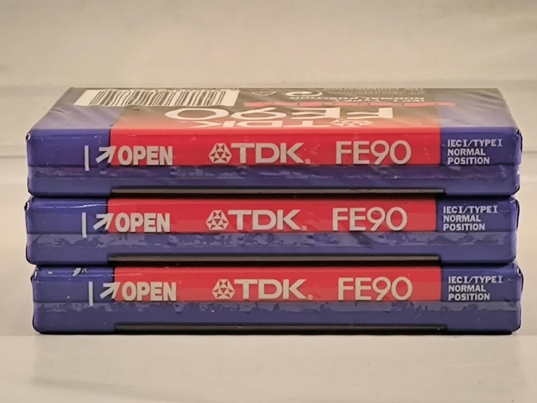 TDK FE90 Blank Cassettes X 3 - Etsy