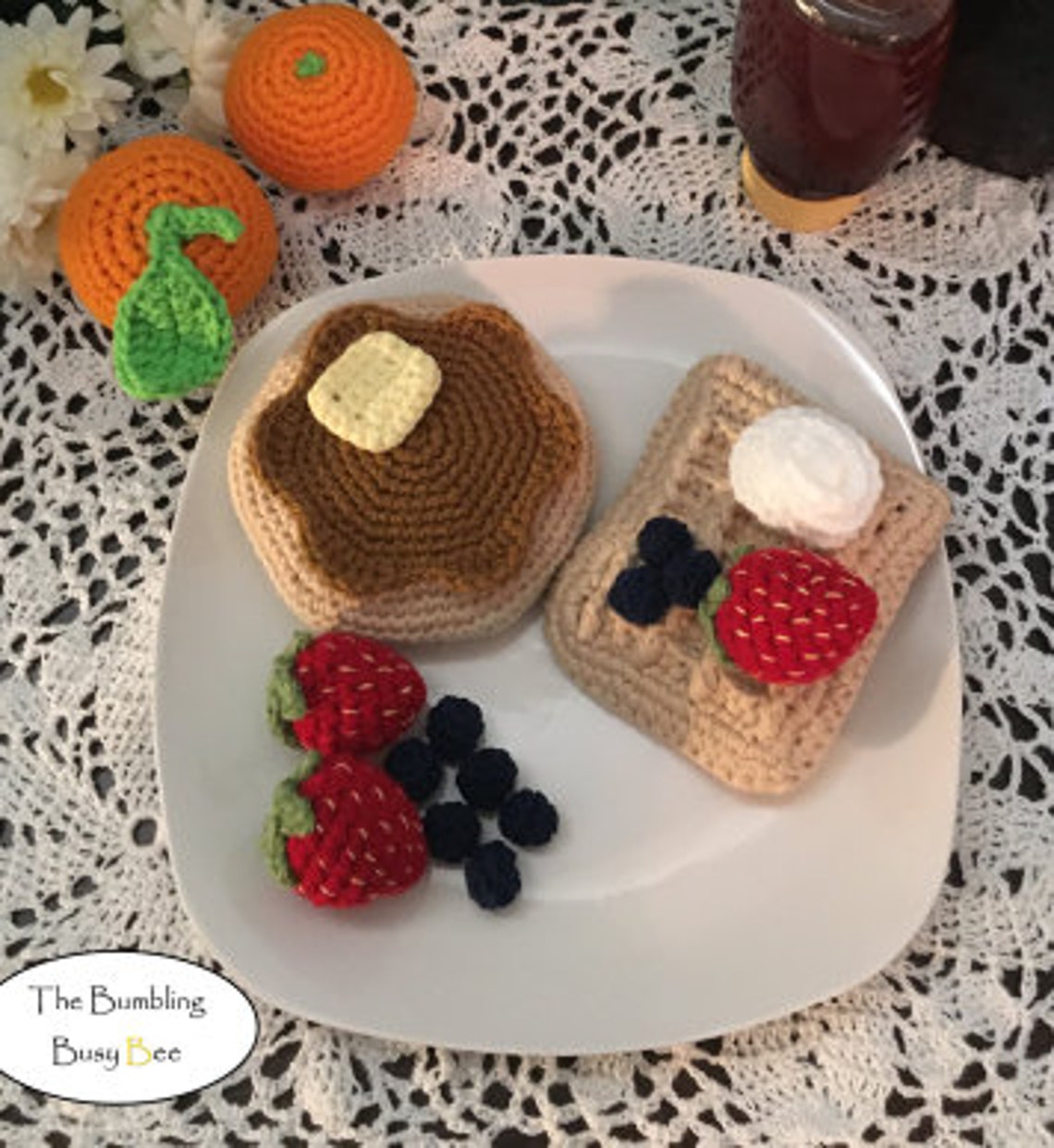 PANCAKE & WAFFLE Crochet Pattern Digital PDF Instant Download - Etsy