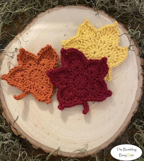 FALL LEAVES / FOLIAGE Crochet Pattern Digital Pdf Instant - Etsy