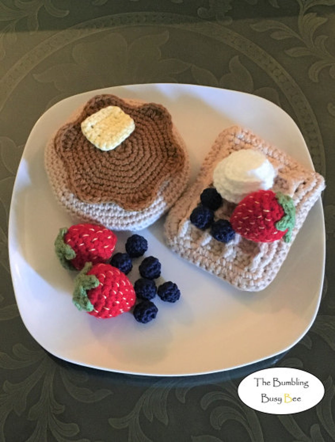 PANCAKE & WAFFLE Crochet Pattern Digital PDF Instant Download - Etsy