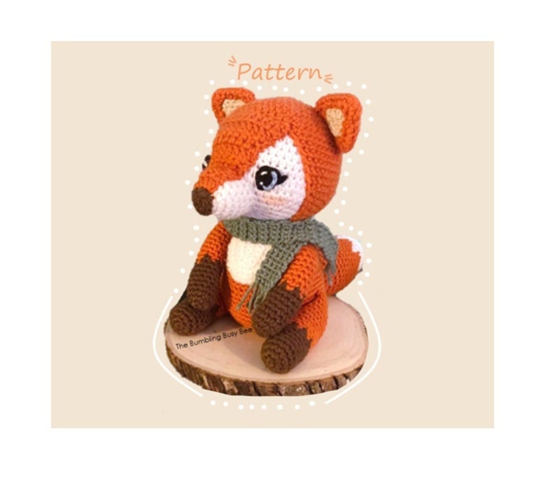 FREYA THE FOX Crochet Pattern- Digital Pdf Instant Download - Etsy