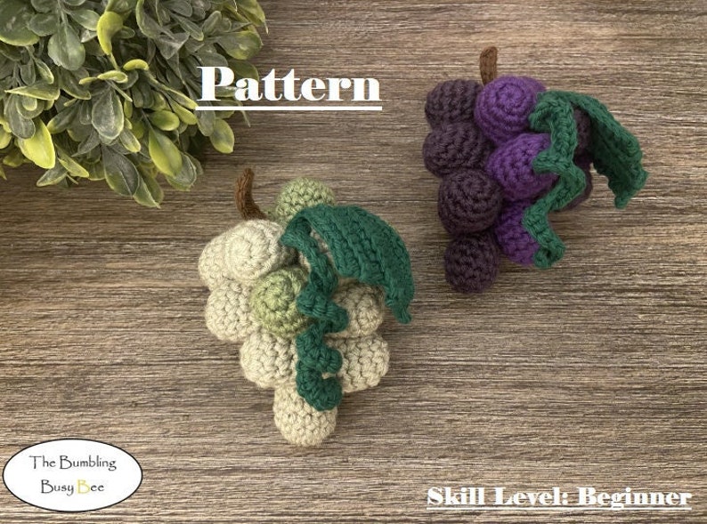 GRAPES Crochet Pattern - Digital PDF Instant Download - Etsy
