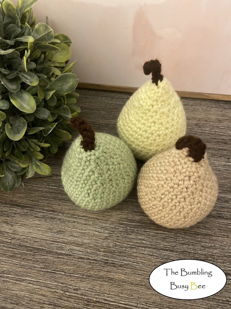 PEAR Crochet Pattern- Digital PDF Instant Download - Etsy
