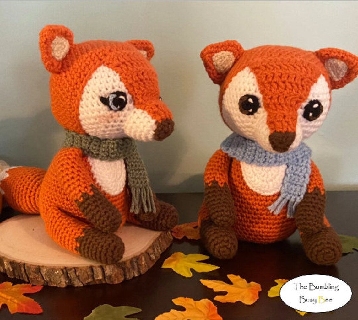 FREYA THE FOX Crochet Pattern- Digital Pdf Instant Download - Etsy