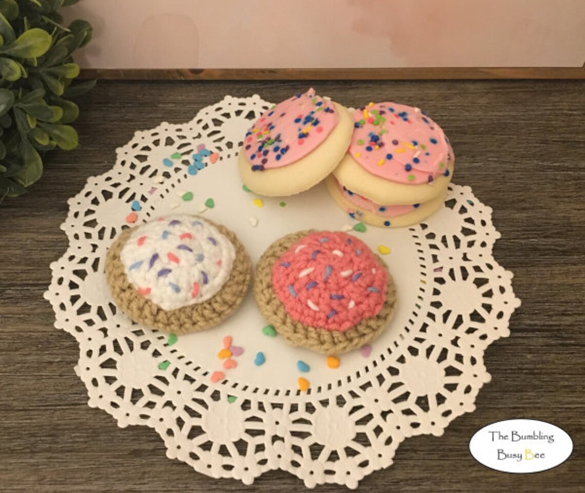FROSTED SUGAR COOKIES Crochet Pattern digital Pdf Instant - Etsy