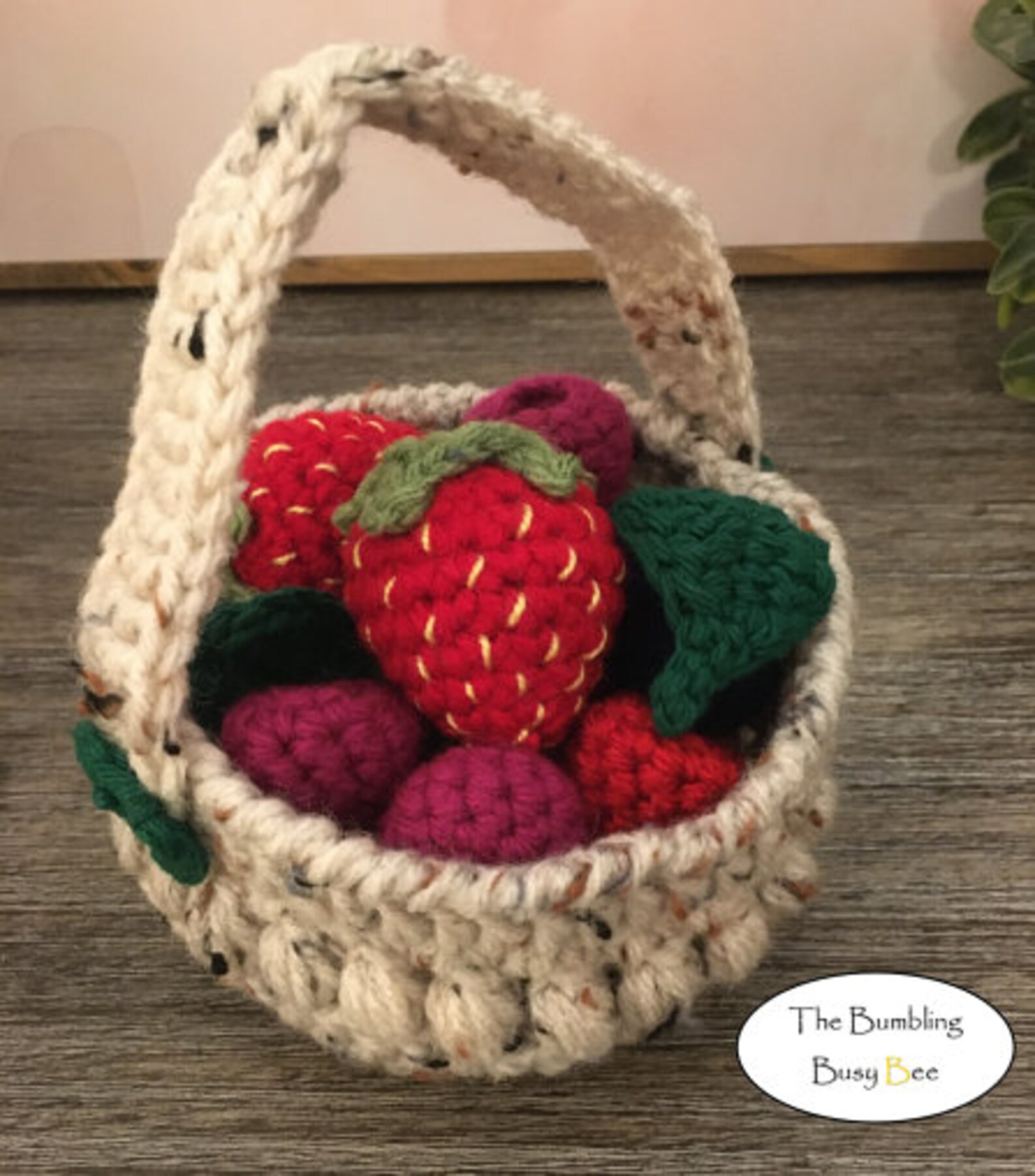 BERRY BUNDLE Crochet Pattern including Basket Digital PDF - Etsy