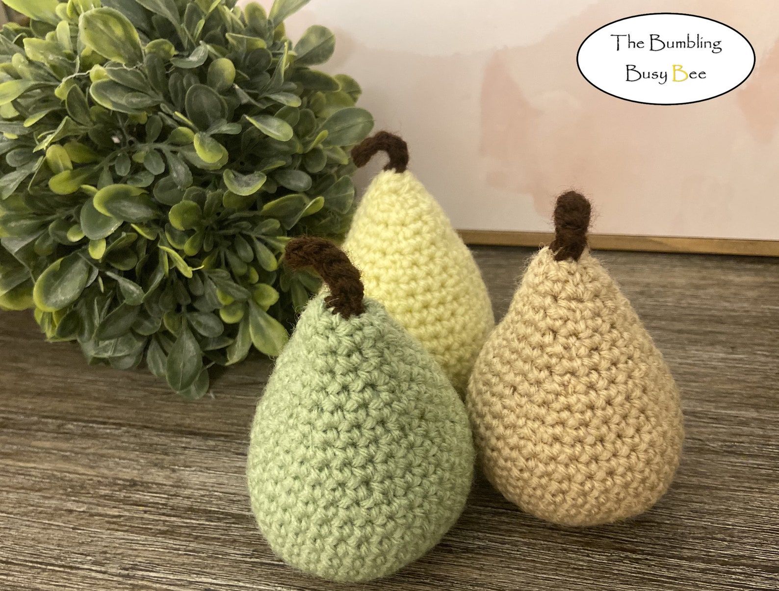 PEAR Crochet Pattern- Digital PDF Instant Download - Etsy