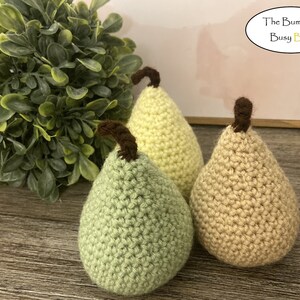 PEAR Crochet Pattern- Digital PDF Instant Download - Etsy