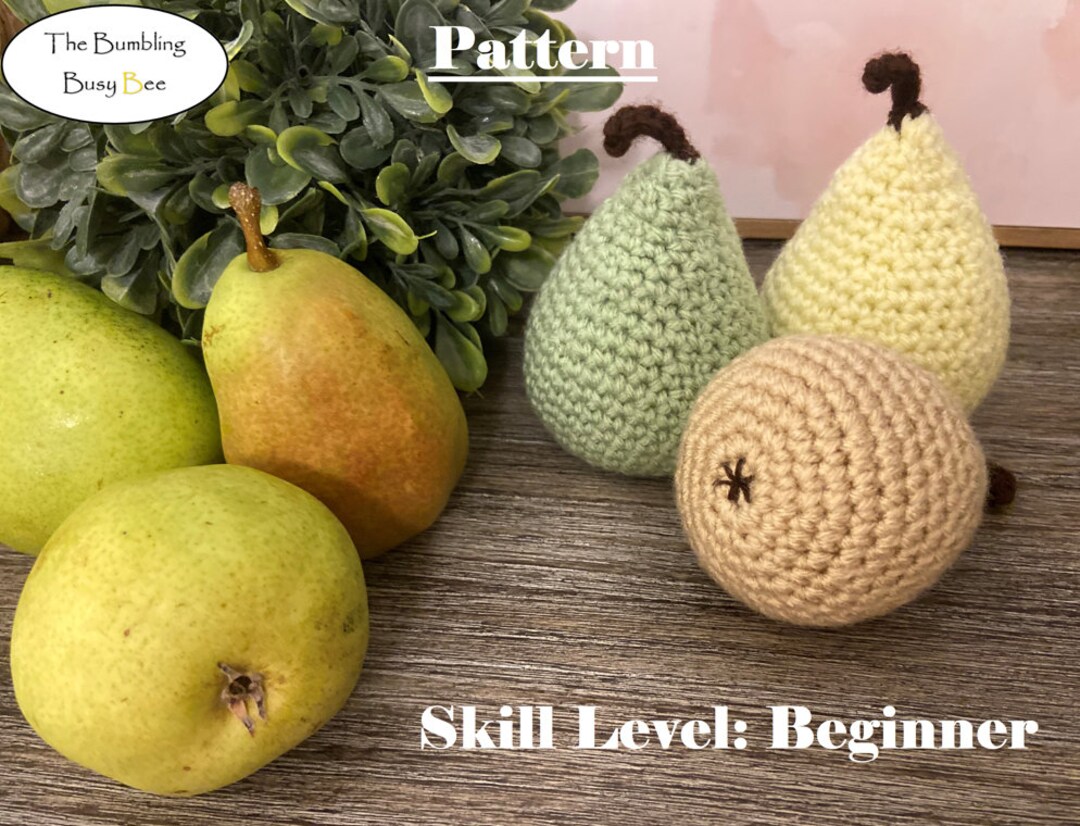 PEAR Crochet Pattern- Digital PDF Instant Download - Etsy