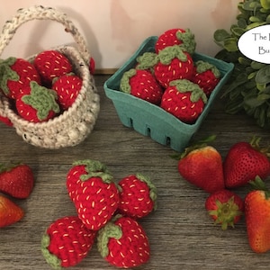 BERRY BUNDLE Crochet Pattern (including Basket)- Digital PDF Instant ...