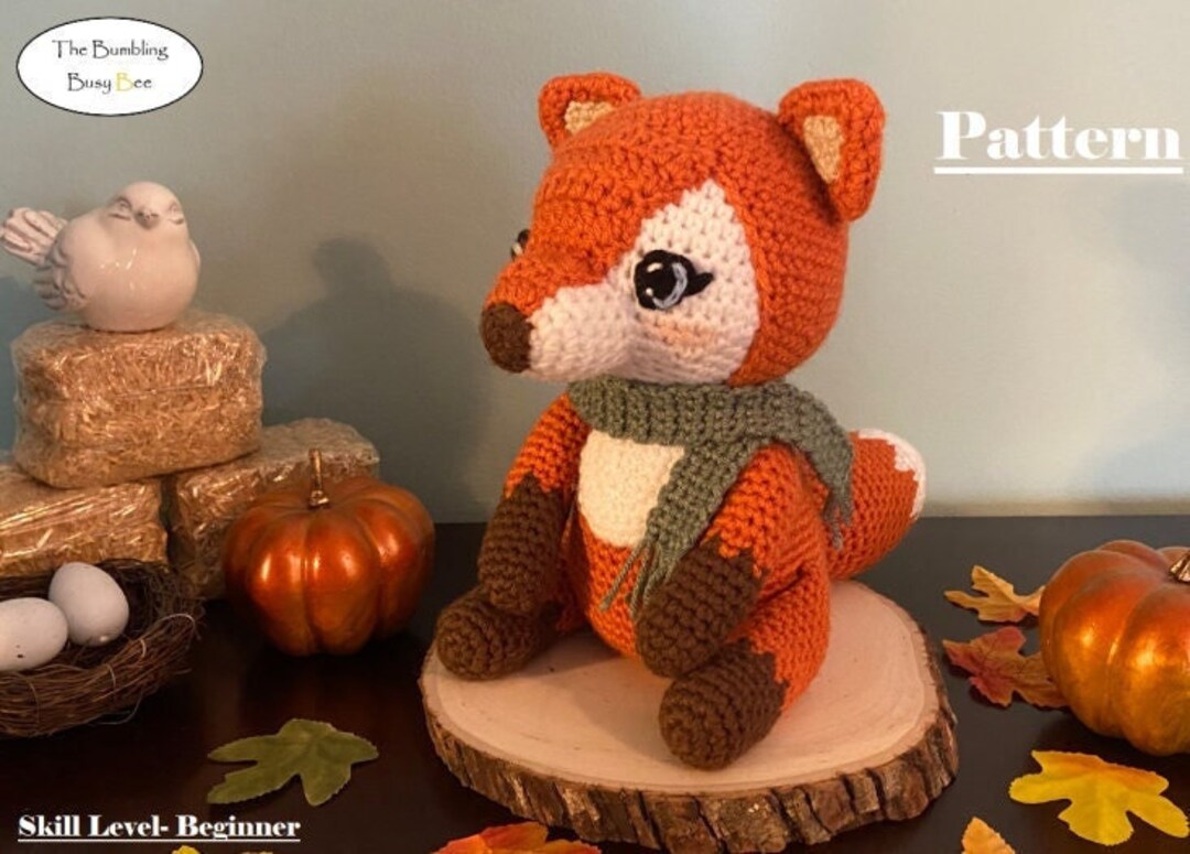 FREYA THE FOX Crochet Pattern Digital Pdf Instant Download - Etsy