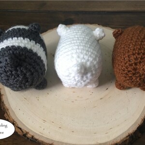 WE BARE BEARS (stackable) Crochet Pattern- Digital Pdf Instant Download ...