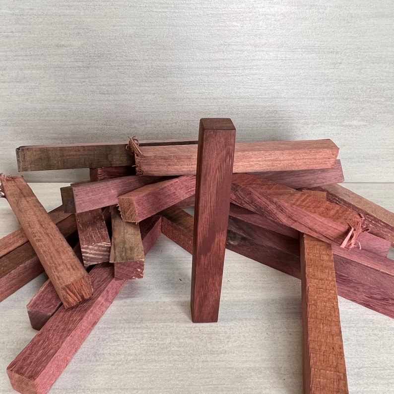 DIY Edelholz Kanteln 20x20 (50-600mm lang) Olive, Wallnuss, Ahorn und ...