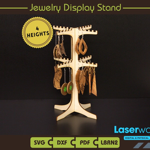 Laser Cut Jewelry Stand - Etsy