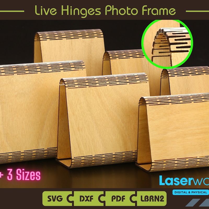 Laser Templates With Living Hinge - Etsy