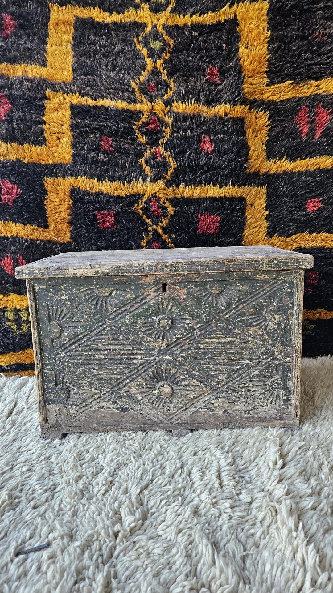 Antique Small Chest, Vintage Small Box, Wood Chest, Antique Chest ...