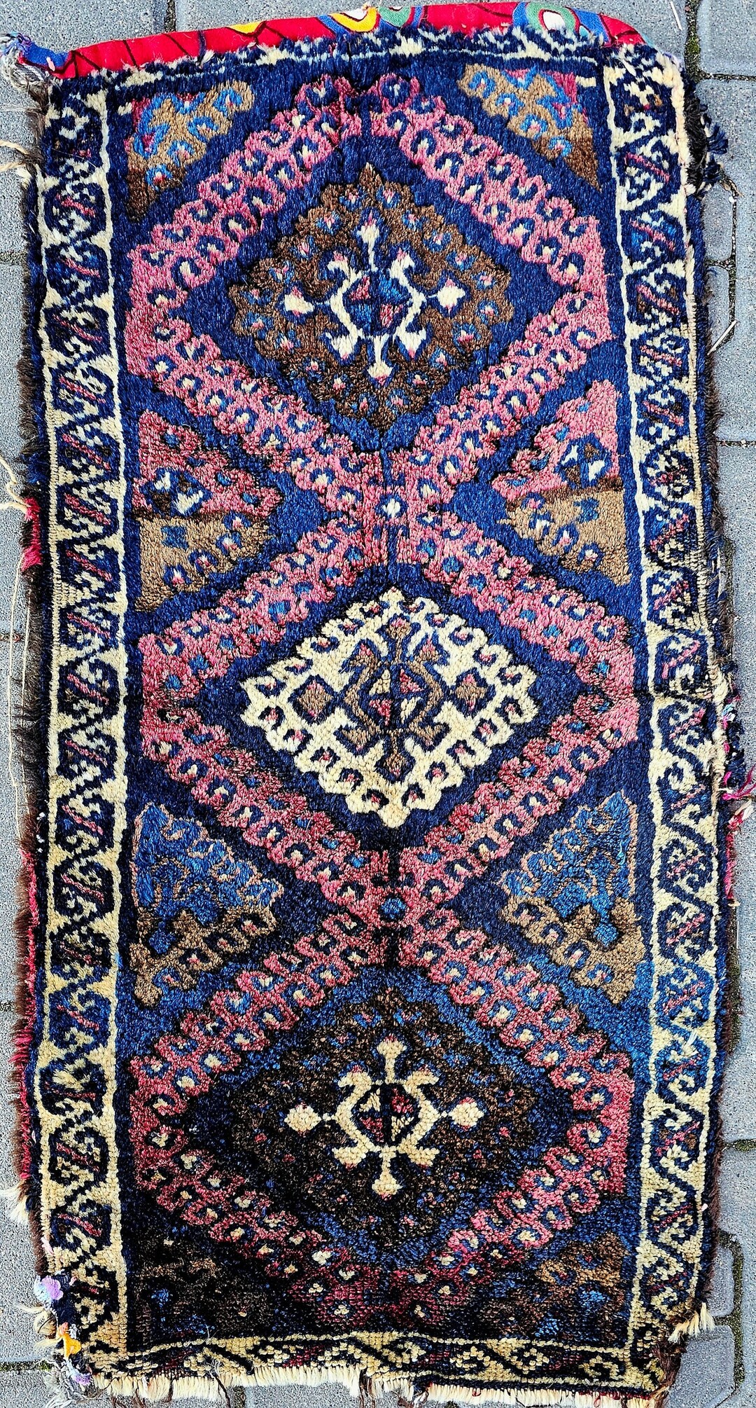 Antique Armenian Antep Rug Pre-1850's Antique Natural Dyes, Wool Pile ...
