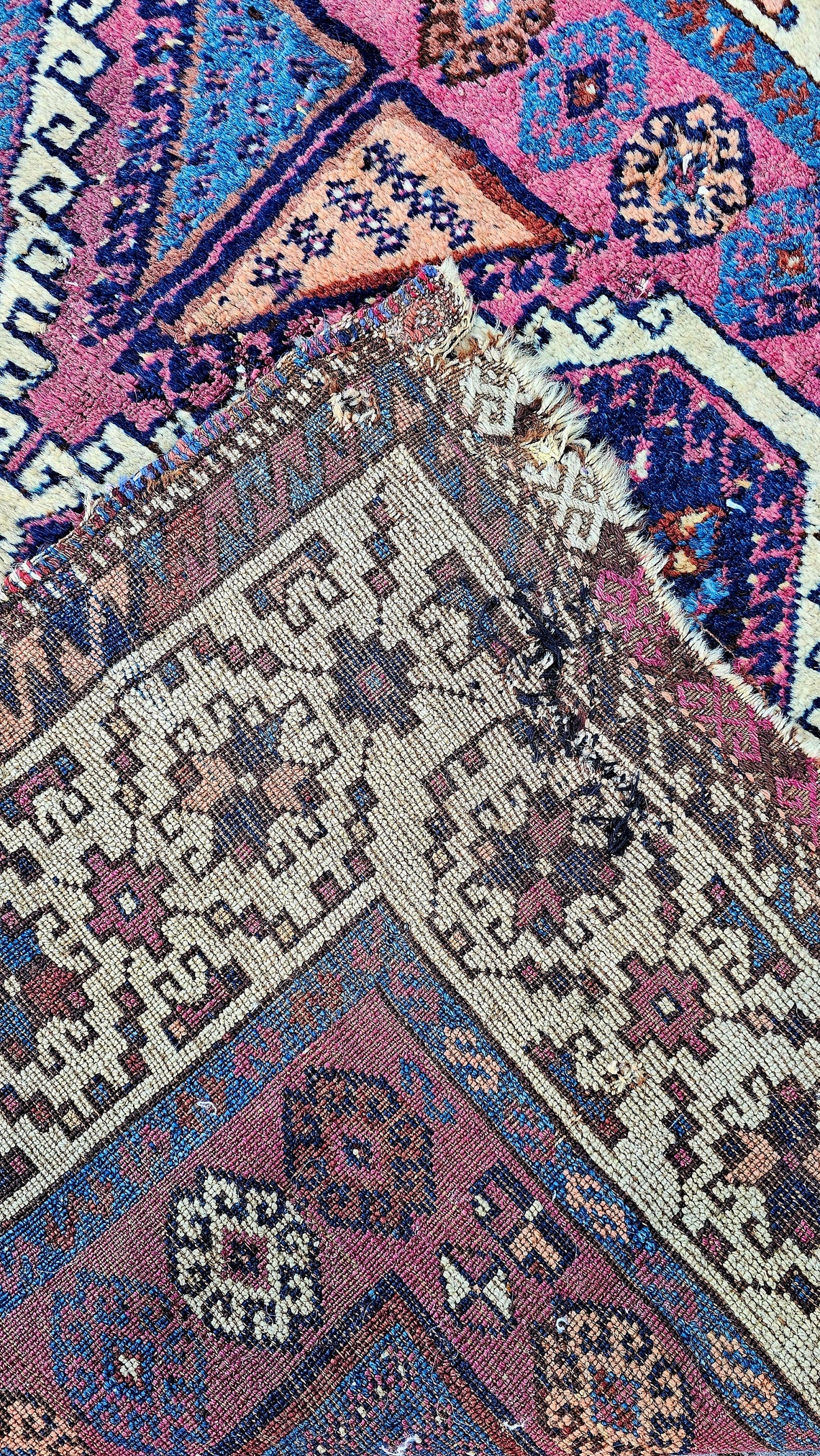 Antique Armenian Antep Rug Pre-1850's Antique Natural Dyes, Wool Pile ...