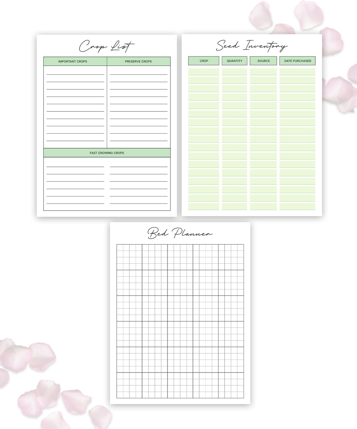 Garden Planner Printable, Gardening Log, Garden Journal, Gardening ...