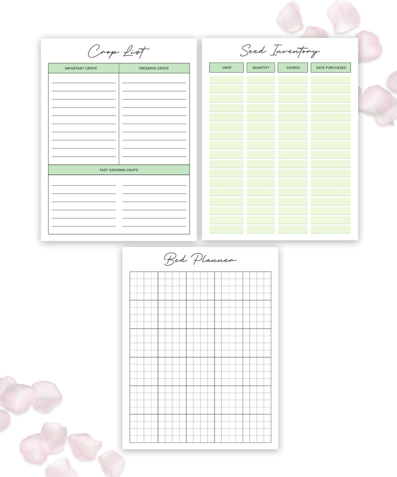 Garden Planner Printable, Gardening Log, Garden Journal, Gardening ...