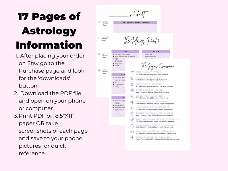 Astrology Cheat Sheet, Astrology 101, Astrology Printable, Astrology ...