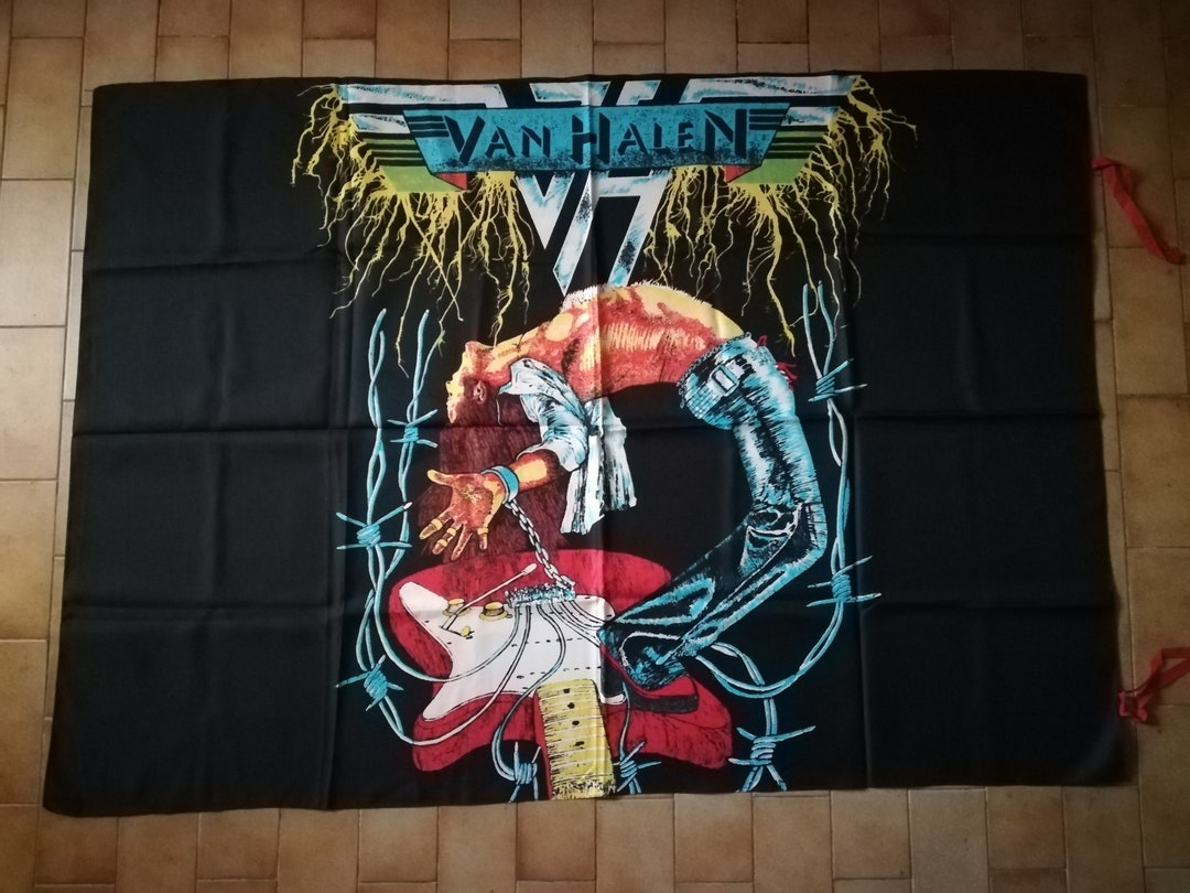 Vintage 1980s VAN HALEN Flag / Poster / Flag 80s Unused - Etsy