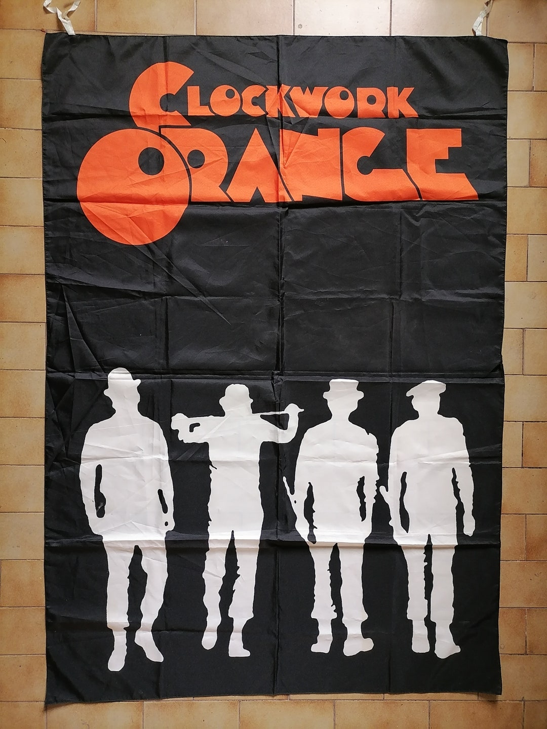 Vintage 1980s CLOCKWORK ORANGE Rare Flag /poster / Flag 80s - Etsy