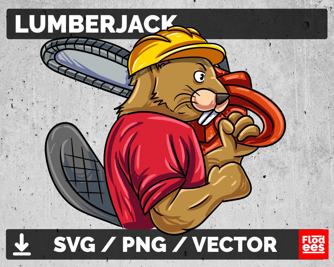 Beaver SVG Logging Lumberjack PNG Logger Clipart - Etsy
