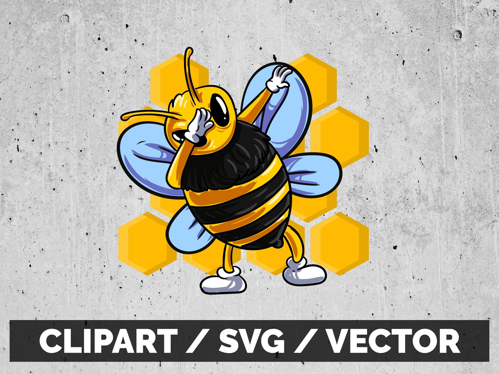 Dabbing Bee Beekeeping SVG File / Beekeeper PNG / Safe the | Etsy