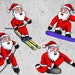 Santa Claus SVG Ski Ice Hockey Curling Snowboard Cliparts - Etsy