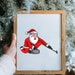 Santa Claus SVG Ski Ice Hockey Curling Snowboard Cliparts - Etsy